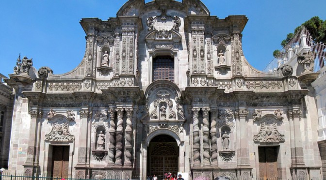 La Iglesia de La Compañía Quito, Ecuador